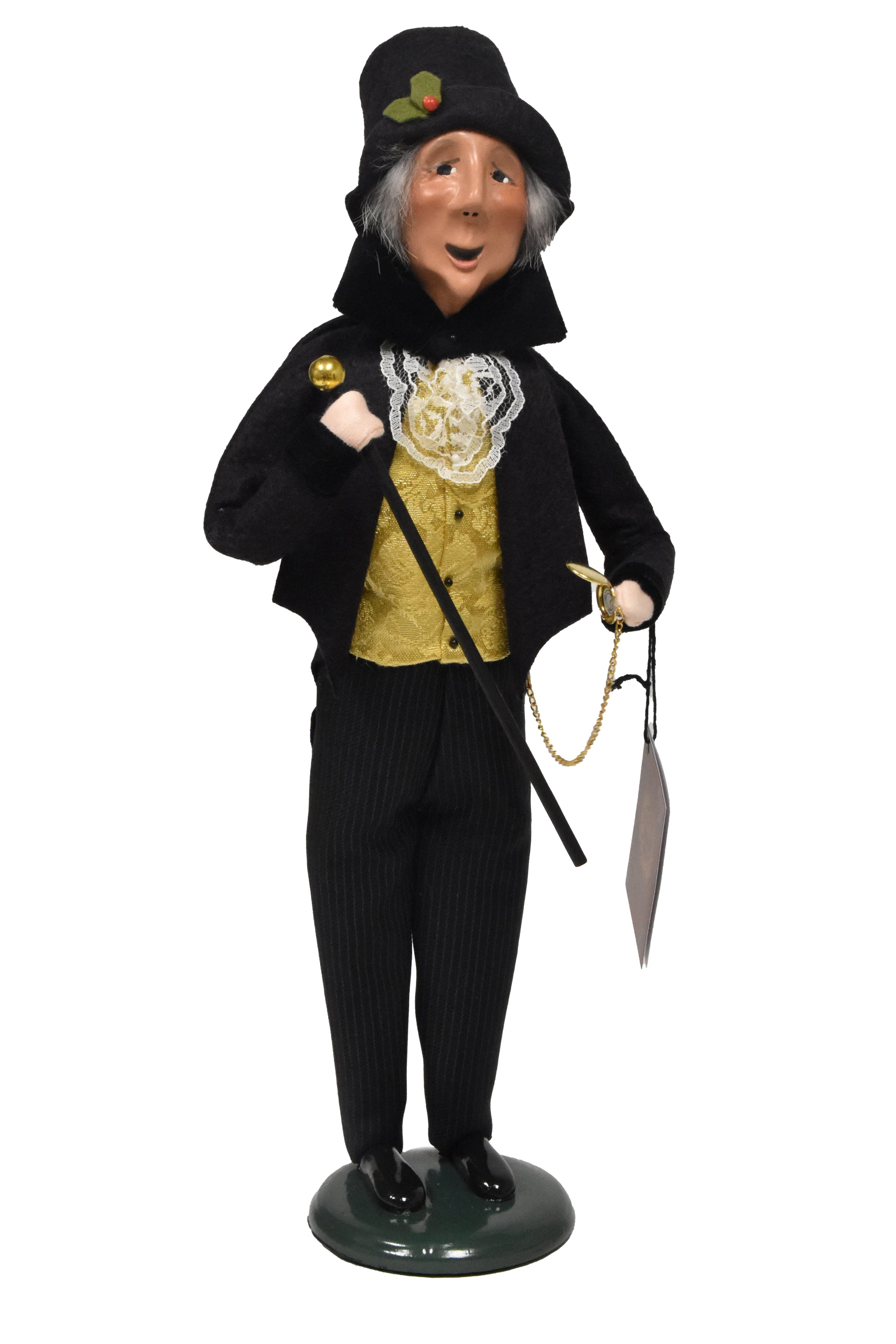 Happy Scrooge Caroler, Scrooge Figurine, Scrooge Doll – Byers' Choice LTD.