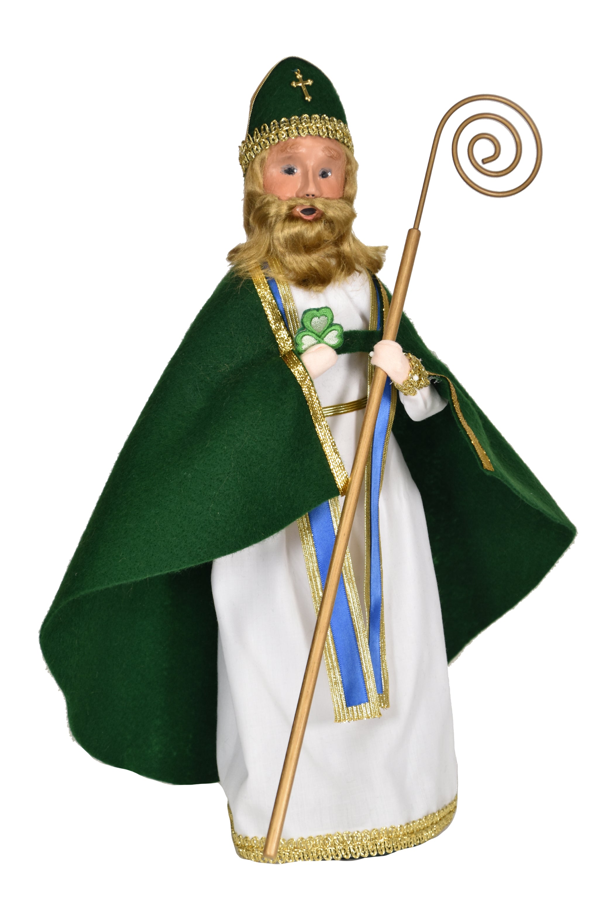 St Patrick Figurine, Byers' St Patrick Caroler Doll – Byers' Choice LTD.