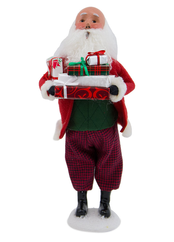 2017 Bald Santa with Packages – Byers' Choice LTD.