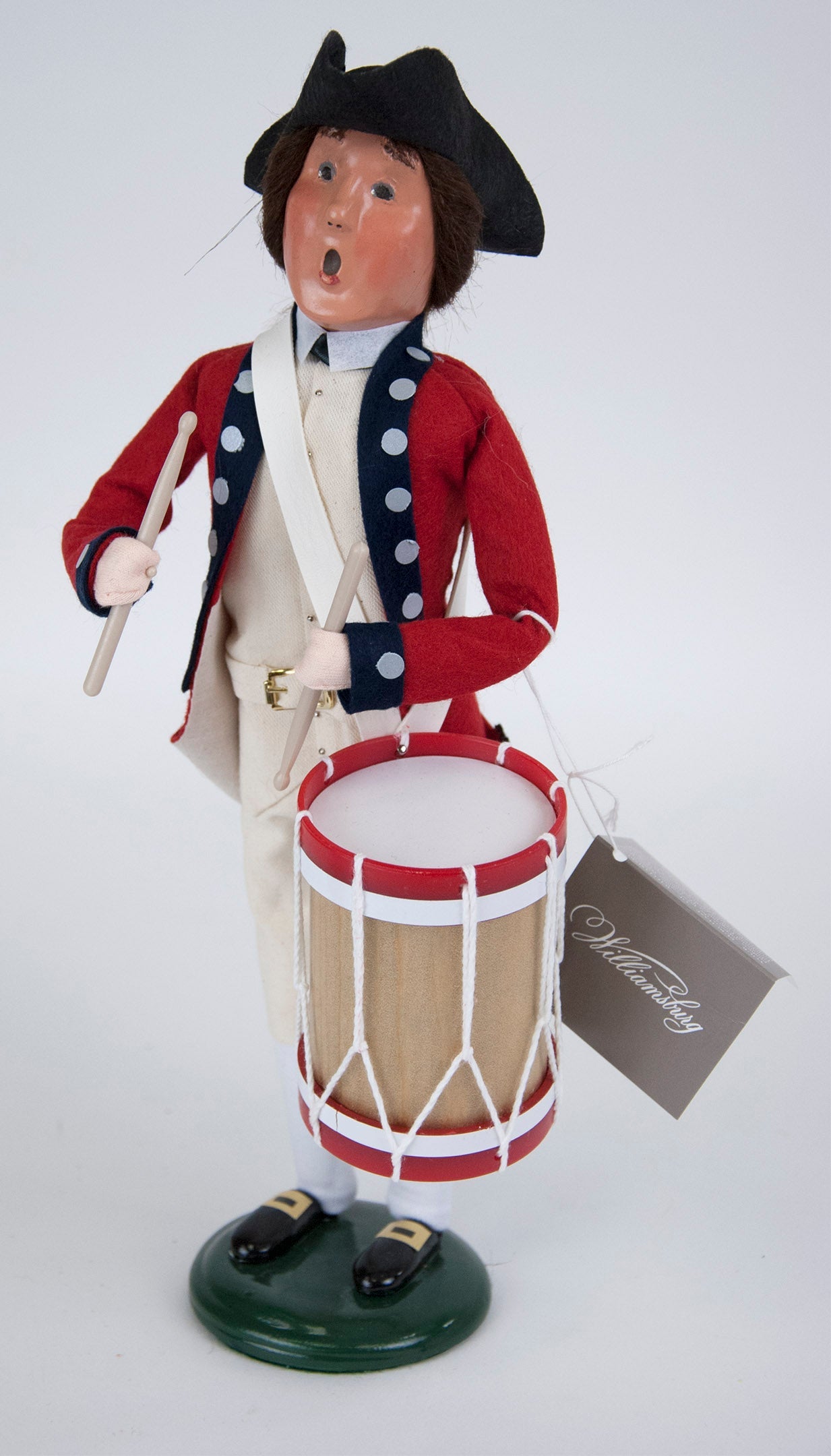 2022 Colonial Man w Drum – Byers' Choice LTD.