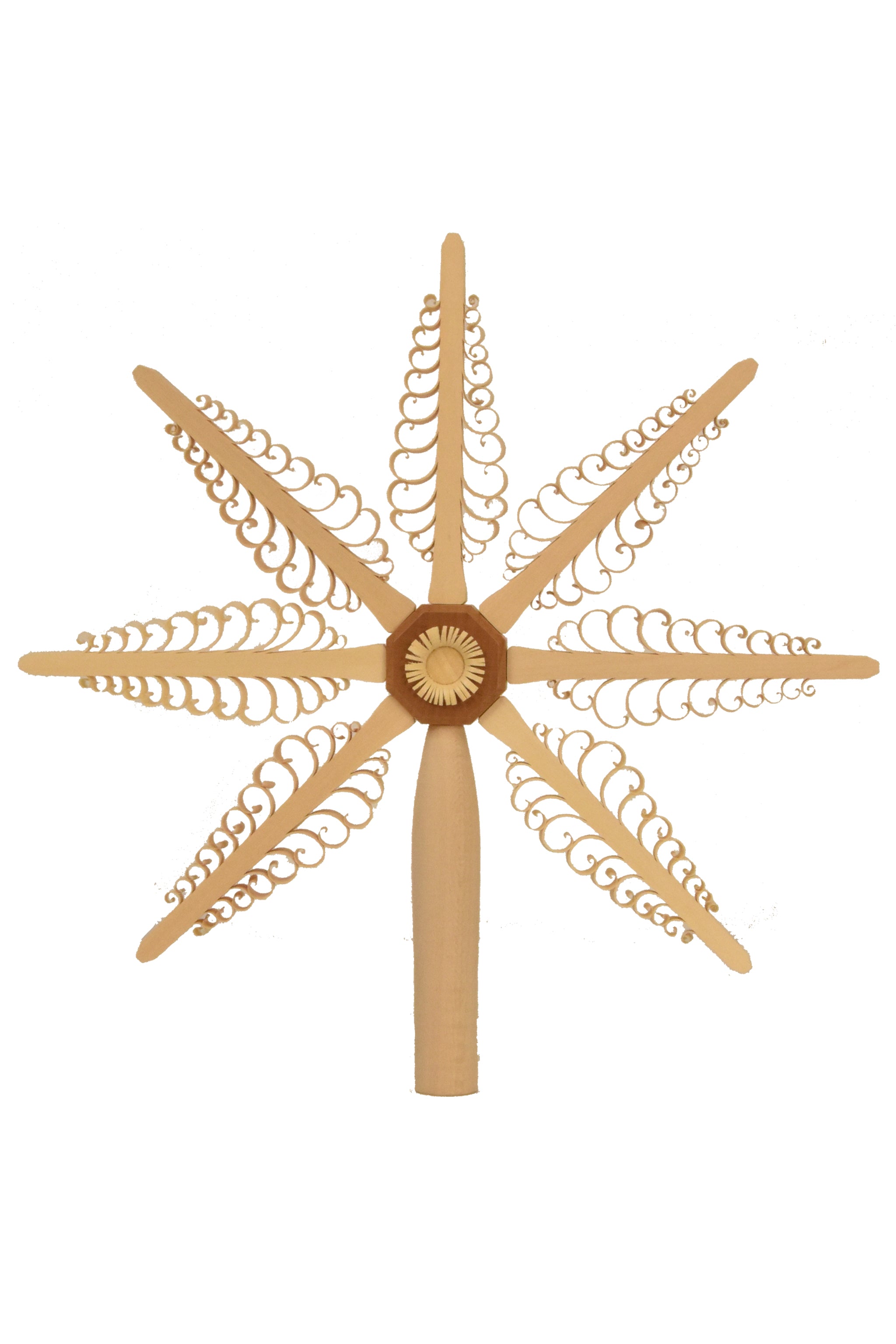 Shaved Tree Topper Star - German Handcrafted – Byers' Choice LTD.