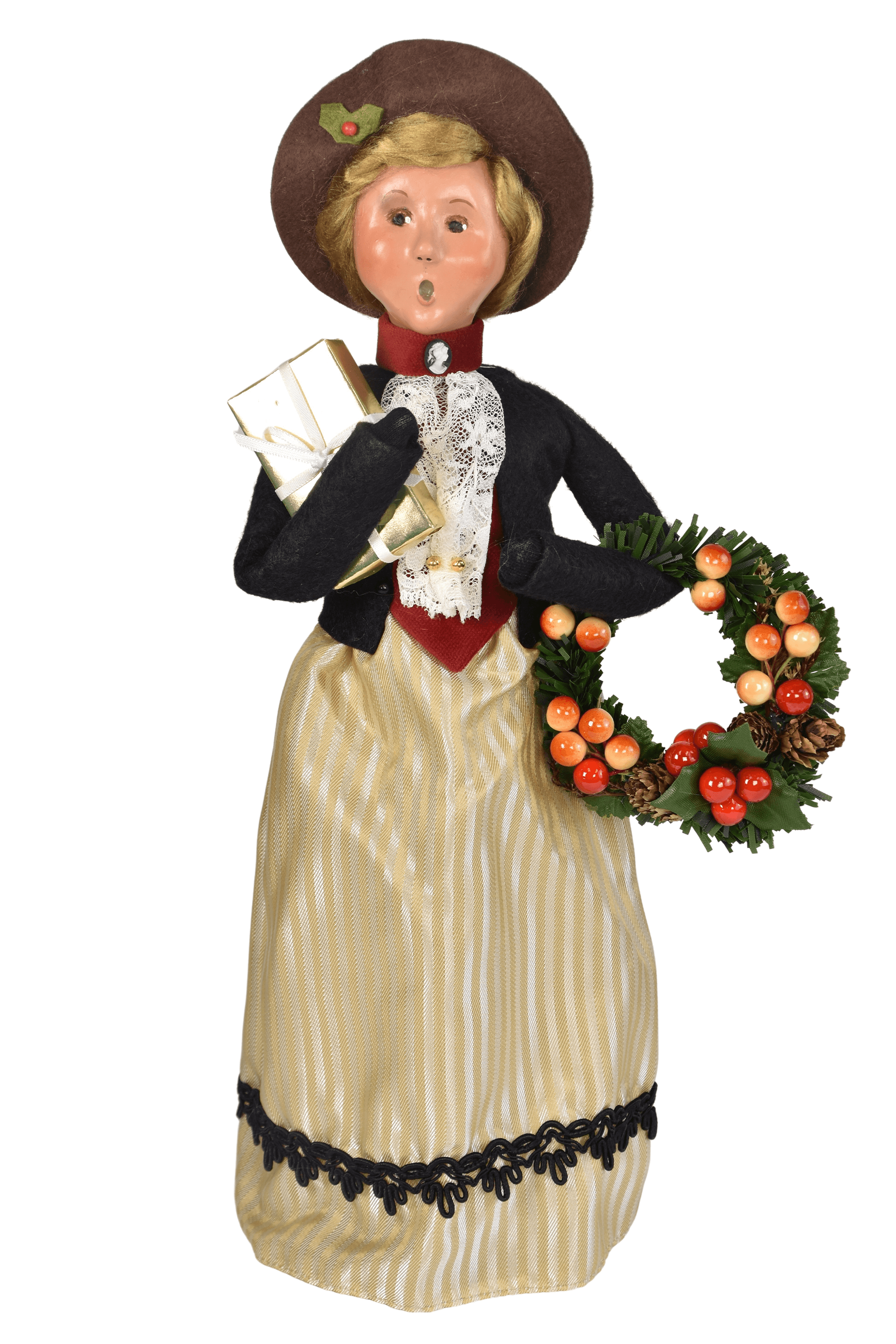 Victorian Woman Caroler Doll, Christmas Figurine – Byers' Choice LTD.