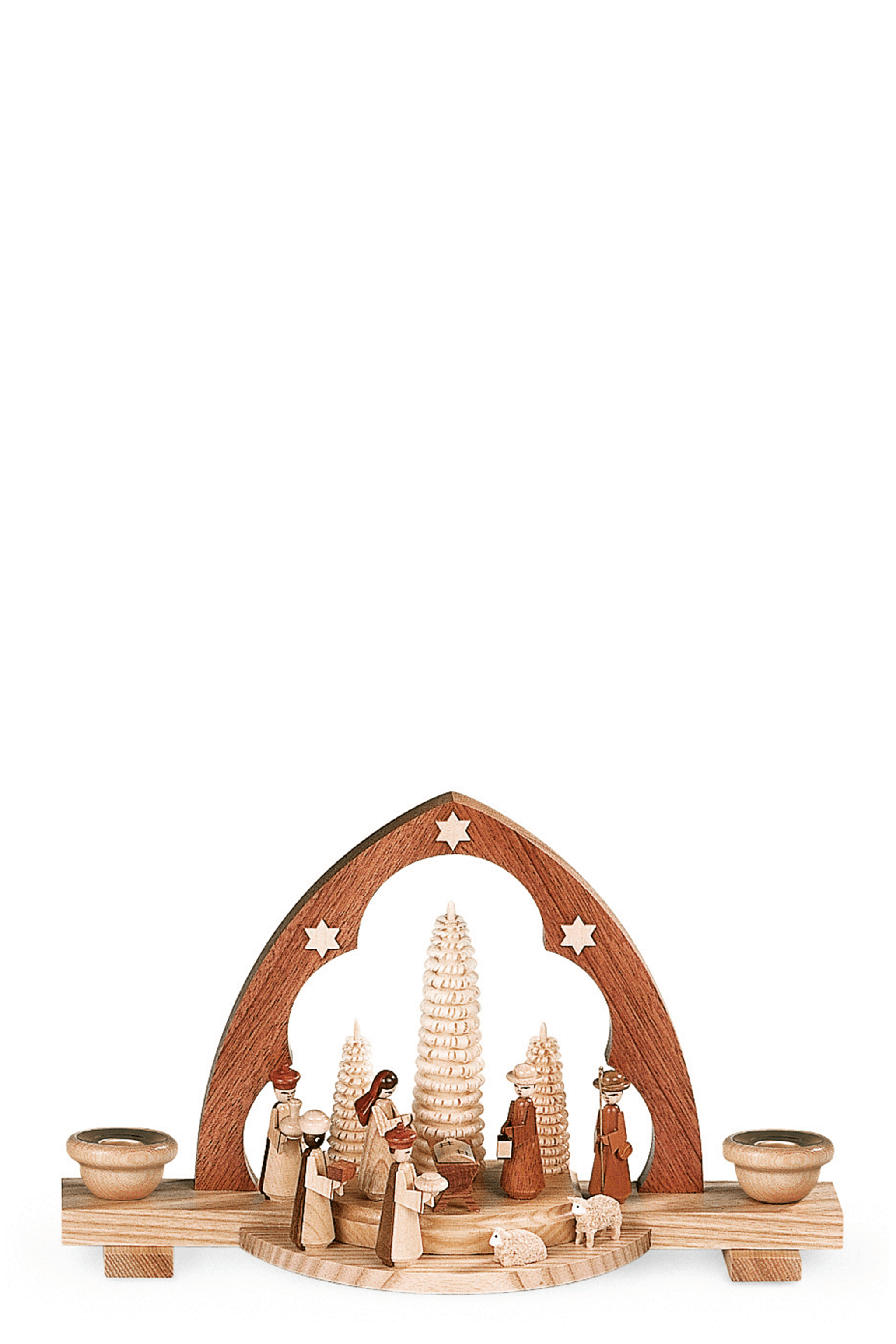Nativity Scene, German Candle Arch, Wooden Schwibbogen – Byers' Choice LTD.